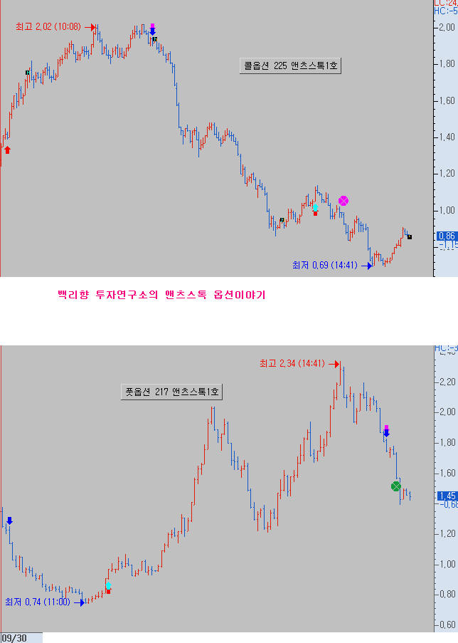 운칠 기삼 앤츠스톡과 옵션 선옵전문가분석 선물옵션 팍스넷 증권포털